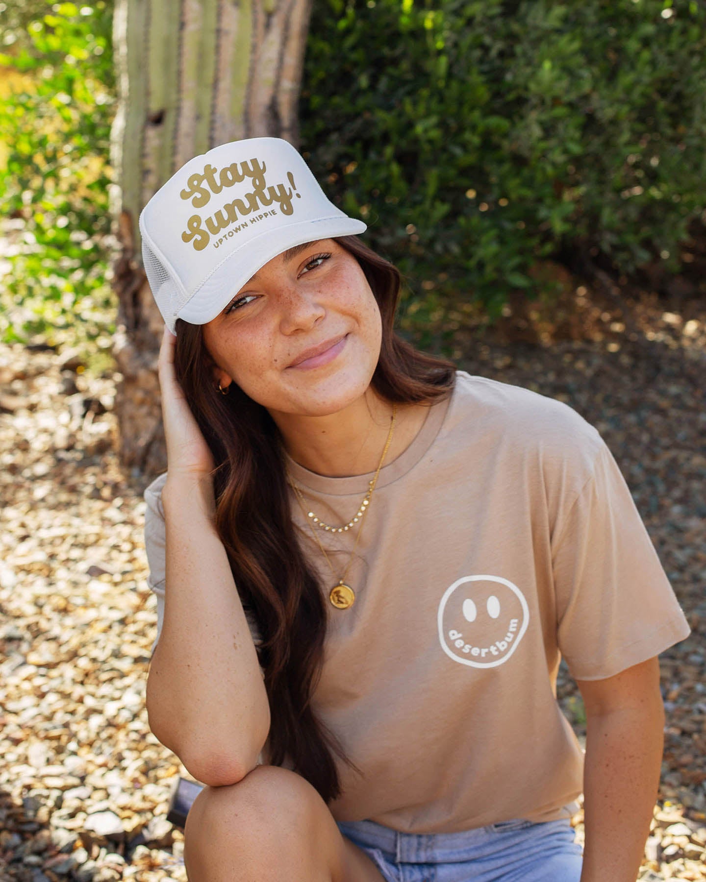 Stay Sunny Trucker Hat – Uptown Hippie