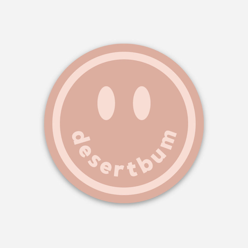 Mini Desert Bum Sticker (Dusty Rose) – Uptown Hippie