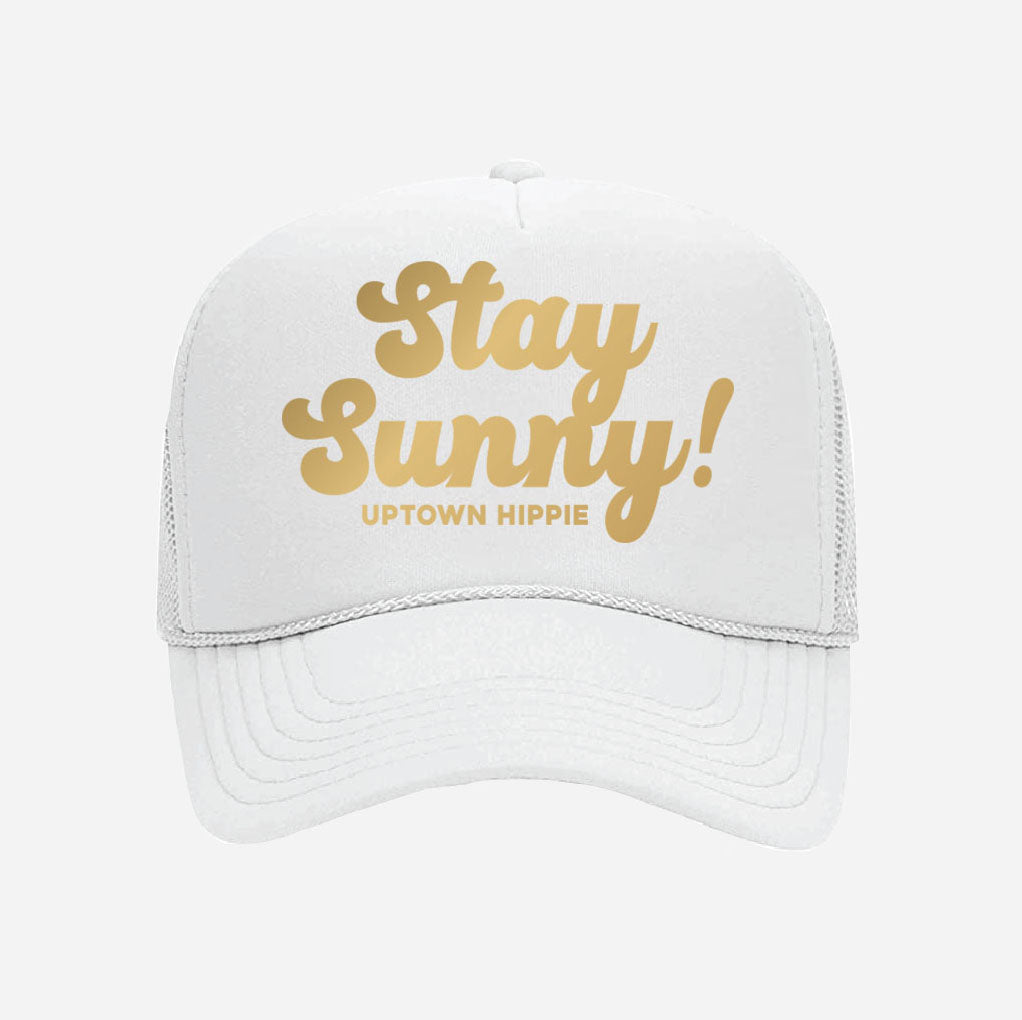 Stay Sunny Trucker Hat – Uptown Hippie